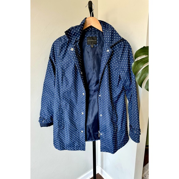 Weatherproof | Jackets & Coats | Weatherproof Garment Polka Dot Blue ...
